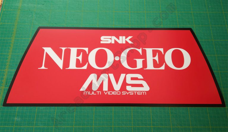 Neo Geo MVS red Marquee for Naomi / Blast City – Arcade Art Shop