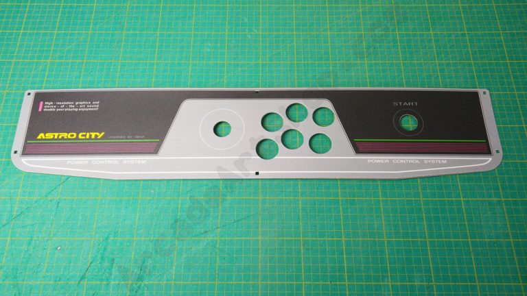 Repro Sega Astro City 1 player control panel with overlay 1L6B – Arcade ...