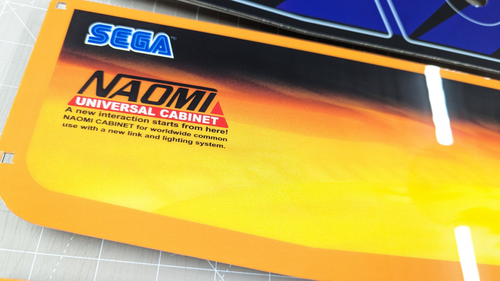 Repro Sega Naomi Universal 1 player control panel with overlay 1L6B – Arcade Art Shop