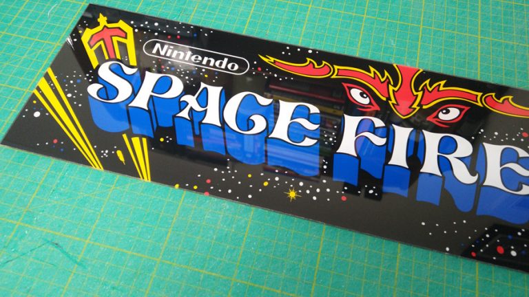 Space Firebird Nintendo perspex / plexi marquee – Arcade Art Shop
