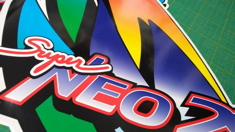 SNK Super Neo 29 candy cabinet side art pair MVS – Arcade Art Shop