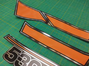 Thunderblade Cabaret silver control panel sticker set (dedicated ...