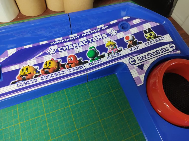 Namco Mario Kart GP Arcade plastic bezel w/art and speakers – Arcade ...
