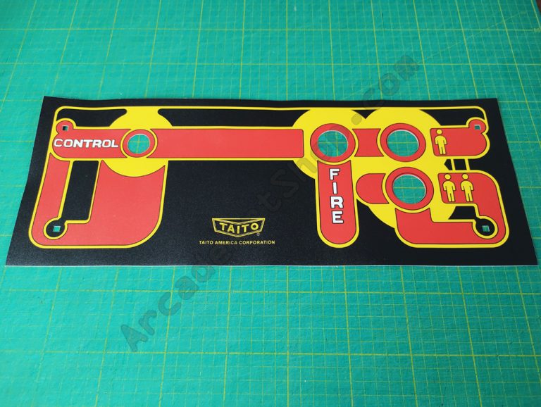 Taito Space Invaders Trimline control panel overlay cpo – Arcade Art Shop