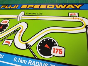 Pole Position topper foam board map (Euro / Atari Ireland cabinet ...