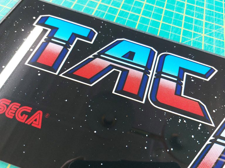 Tac/Scan Sega Gremlin perspex / flexi marquee Tacscan – Arcade Art Shop