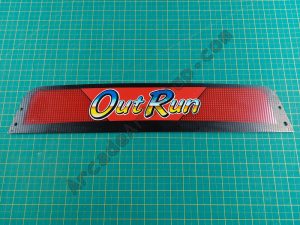 NOS original OutRun Standard cockpit plexi prism marquee – Arcade Art Shop