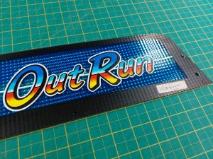 NOS original Turbo OutRun Standard cockpit plexi prism marquee – Arcade ...
