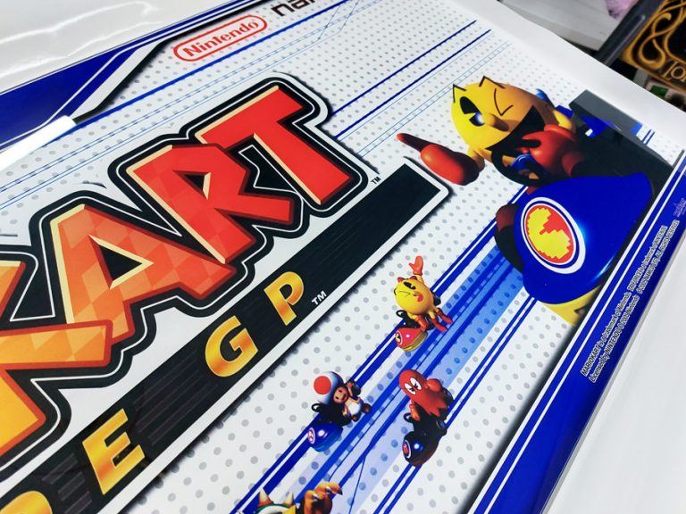 Mario Kart Arcade GP twin perspex marquee – Arcade Art Shop