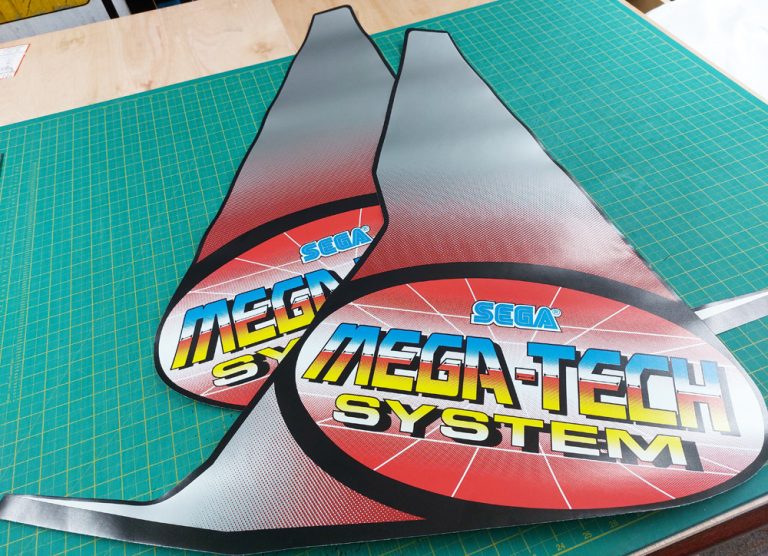 Megatech side art Sega Mega-Tech – Arcade Art Shop