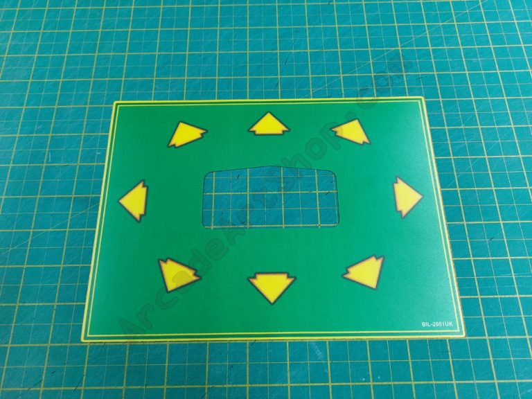 Shootout Pool sheet controller sticker BIL-2051UK NOS – Arcade Art Shop