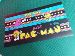 Baby Pacman control panel overlay cpo – Arcade Art Shop