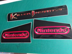 Killer Instinct 2 control panel box decals – Arcade Art Shop