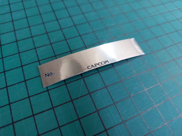 Cute serial number sticker blank – Arcade Art Shop