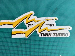 Ridge Racer DX base sides twin turbo stickers pair – Arcade Art Shop