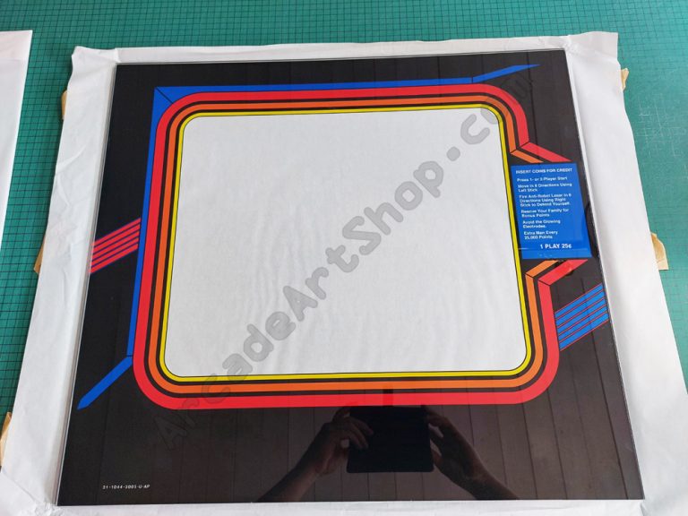 Robotron USA Upright perspex/plexiglass Bezel – Arcade Art Shop