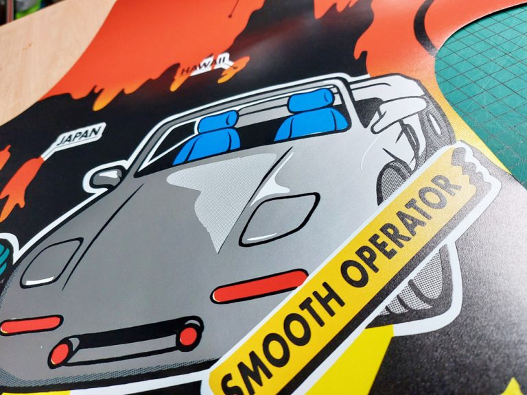 OutRunners side art pair Out Runners – Arcade Art Shop