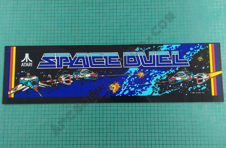 Space Duel Atari acrylic / flexi marquee – Arcade Art Shop