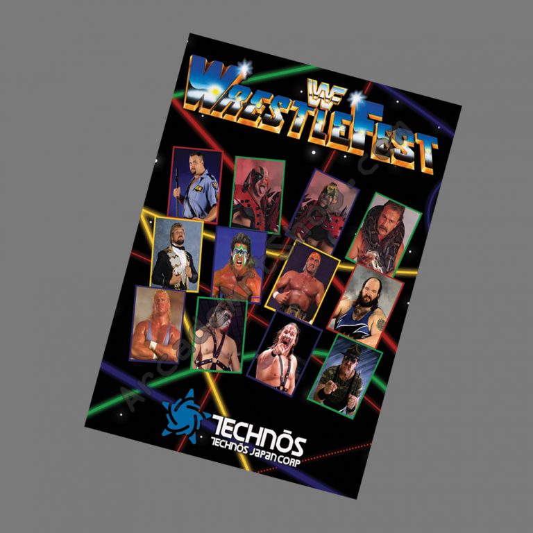 WWF Wrestlefest side art set – Arcade Art Shop