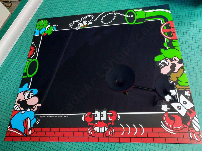 Mario Bros. perspex/plexiglass bezel (narrowbody) – Arcade Art Shop