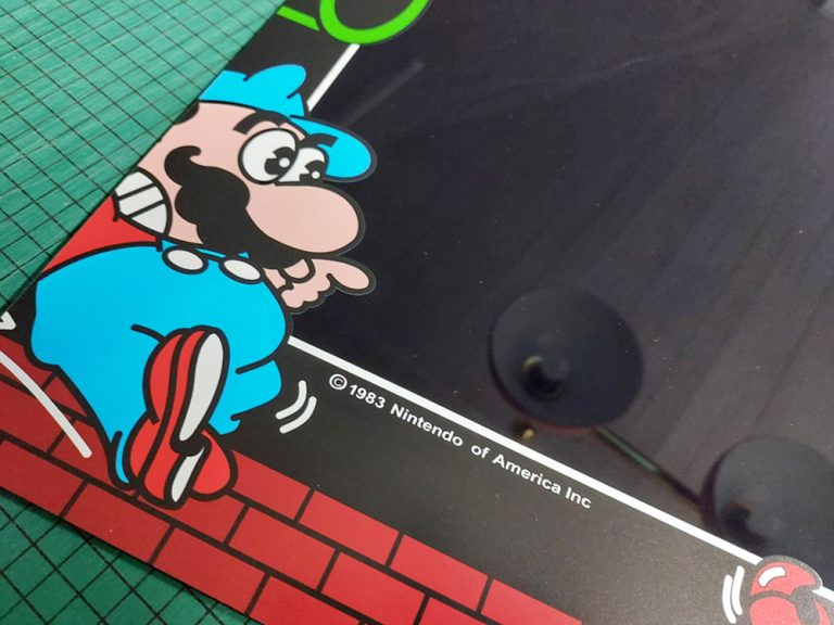 Mario Bros. perspex/plexiglass bezel (narrowbody) – Arcade Art Shop