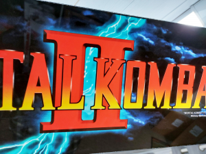 Mortal Kombat 2 MKII perspex plexi marquee – Arcade Art Shop
