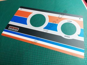Pole Position control panel overlay cpo decal Atari Ireland/Euro ...