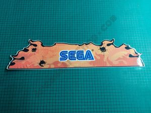 Rambo monitor front centre sticker original NOS Sega RMB-0515UK ...
