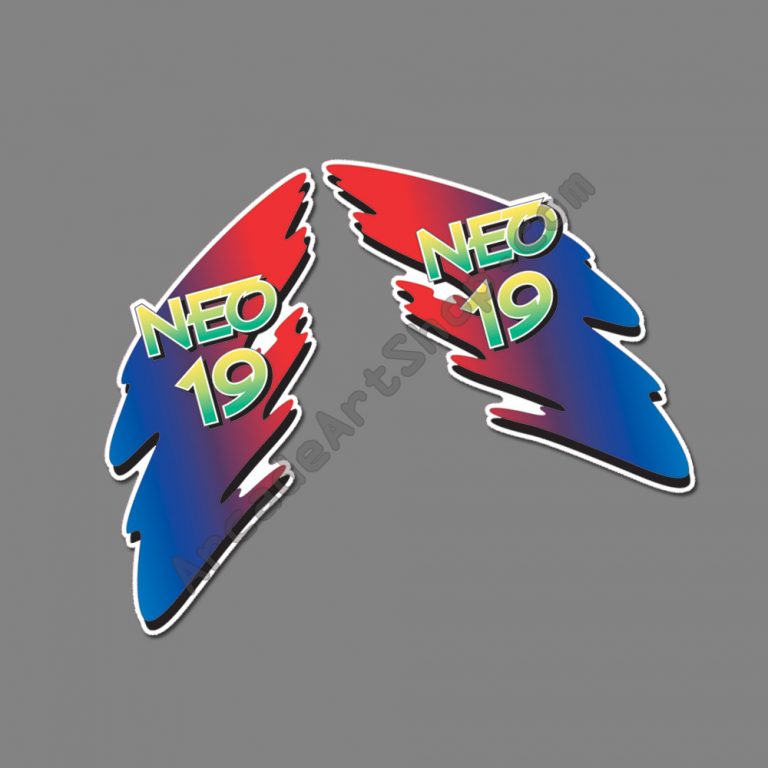 SNK Neo 19 side art set – Arcade Art Shop