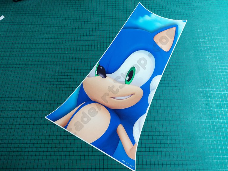 Sonic All Stars Racing seat rear sticker SSR-1651-CUK NOS – Arcade Art Shop