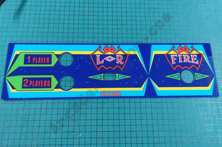 Universal Cosmic Alien control panel overlay perspex/plexi CPO – Arcade ...