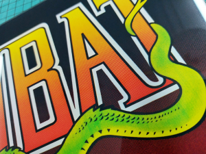 Mortal Kombat 1 MK1 perspex plexi marquee – Arcade Art Shop