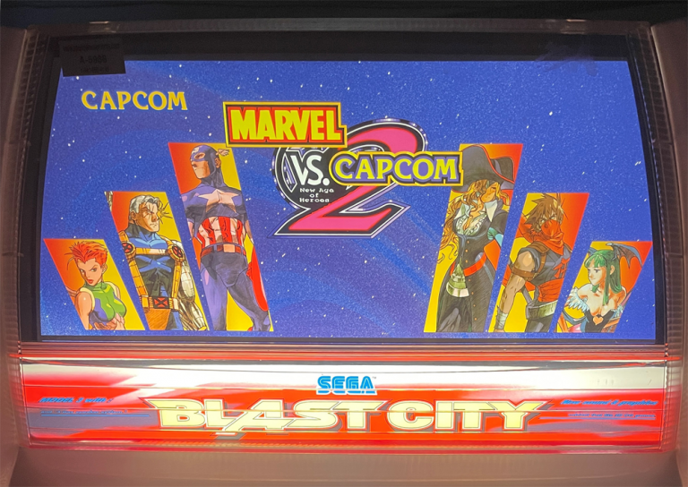 MVC2 Marquee for Naomi / Blast City NNC Marvel Vs Capcom 2 – Arcade Art ...