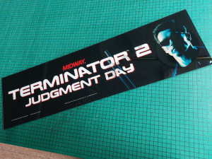 Terminator 2 perspex plexi marquee T2 (UK upright) – Arcade Art Shop