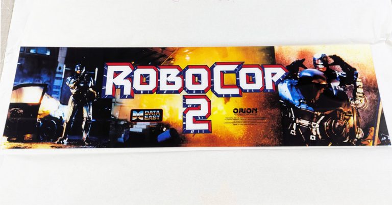 Robocop 2 marquee – Arcade Art Shop