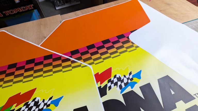 Daytona USA upright side art set – Arcade Art Shop