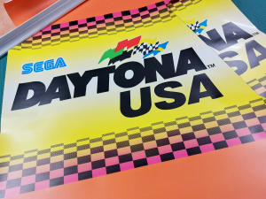 Daytona USA upright side art set – Arcade Art Shop
