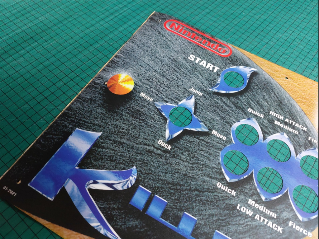 Killer Instinct NOS control panel overlay CPO – Arcade Art Shop
