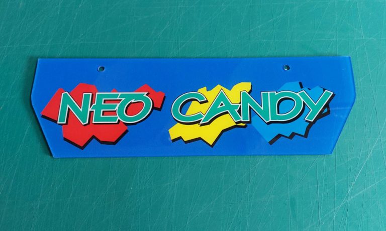 SNK Neo Candy marquee header plexi – Arcade Art Shop