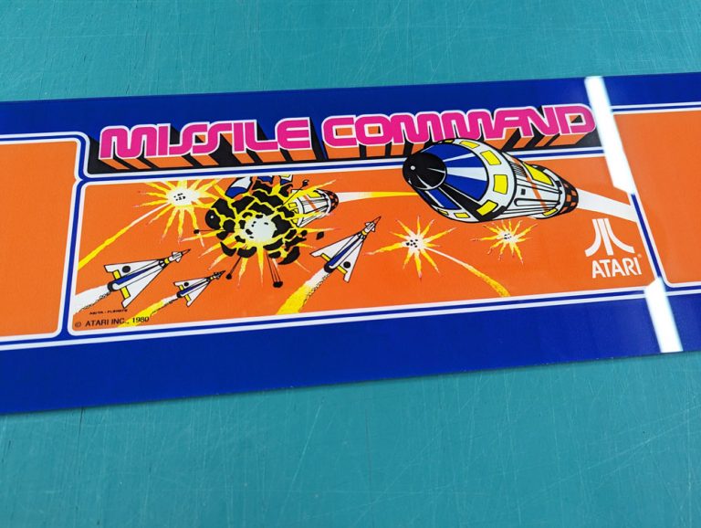 Missile Command Atari marquee – Arcade Art Shop