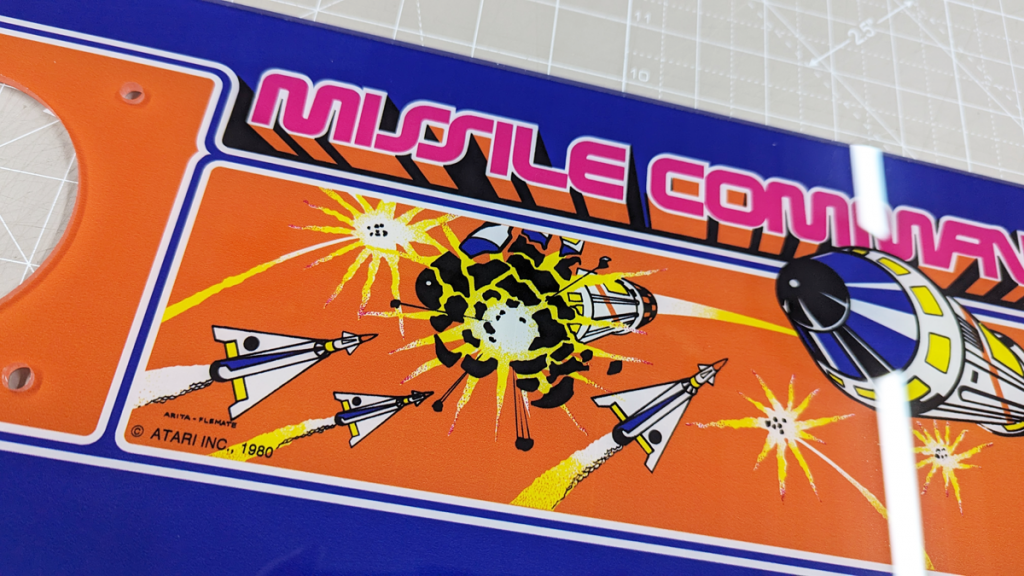Missile Command Atari marquee – Arcade Art Shop