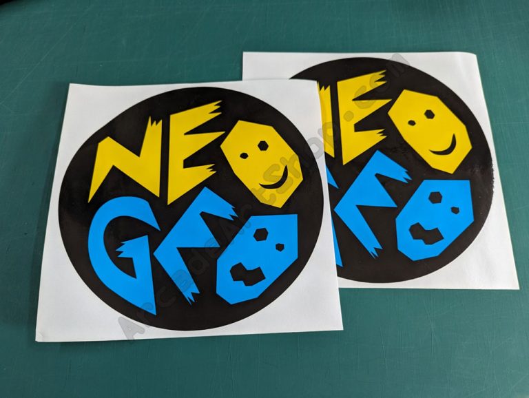 SNK Neo SC14 Candy Cabinet side art logo pair MVS – Arcade Art Shop