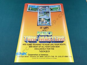Neo Turf Masters SNK large promo poster 50x70cm Neo Geo MVS – Arcade ...