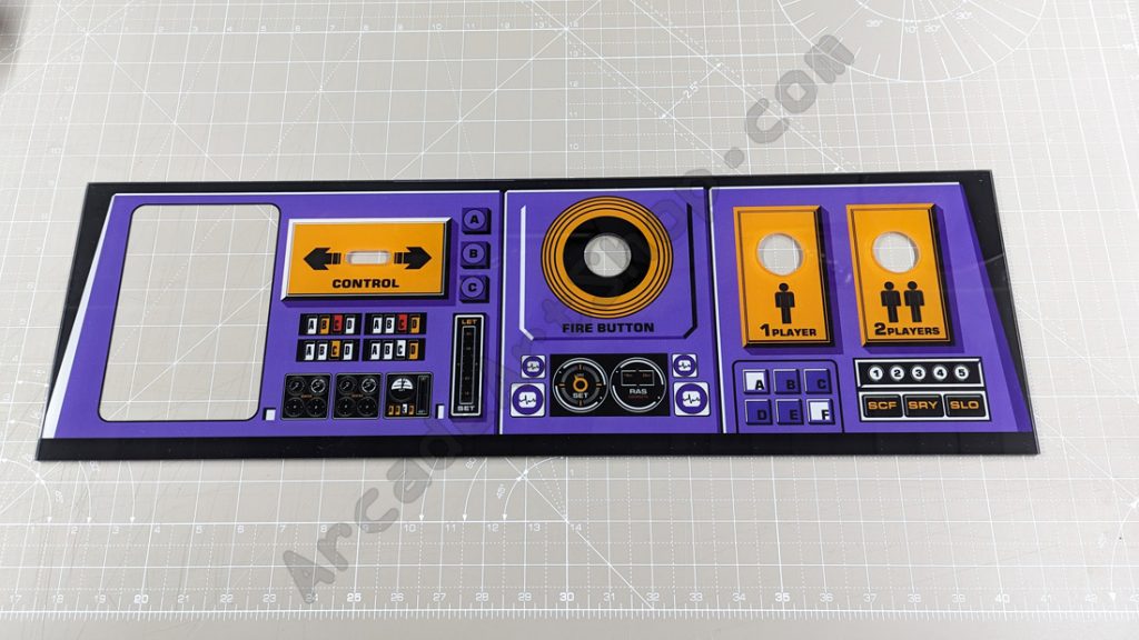Taito Space Invaders Part 2 perspex/plexi cpo (split bezel / cpo ...