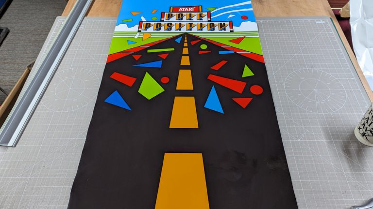 Pole Position cockpit rear decal Atari – Arcade Art Shop