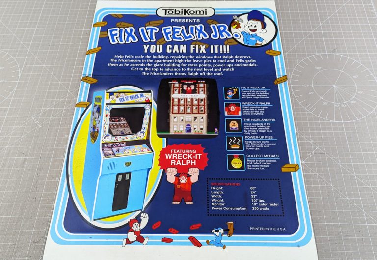 Fix it Felix large poster 50x70cm Wreck it Ralph – Arcade Art Shop