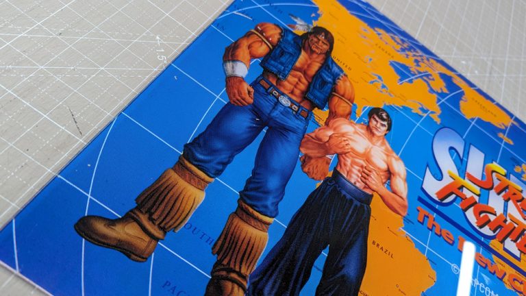 Super Street Fighter 2 original acrylic marquee (used) Capcom – Arcade ...