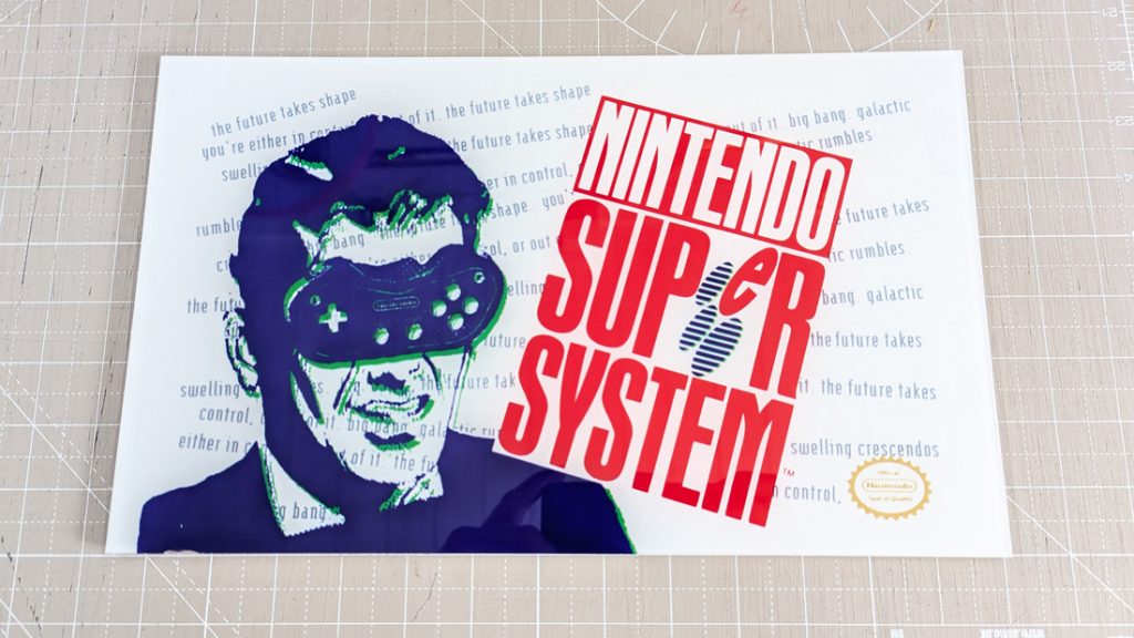 Nintendo Super System perspex/plexi Marquee NSS – Arcade Art Shop