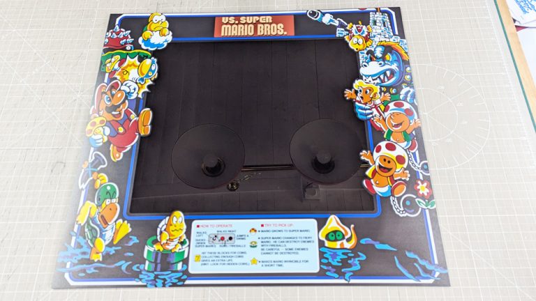 Vs. Super Mario Bros. perspex/plexiglass bezel Versus Nintendo – Arcade ...