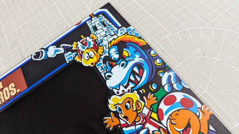 Vs. Super Mario Bros. perspex/plexiglass bezel Versus Nintendo – Arcade ...